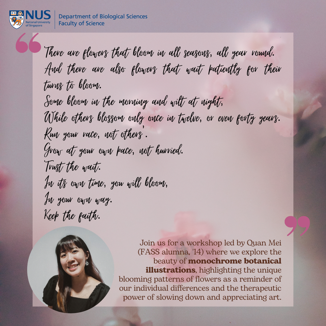 Latest Events - NUS Biological Sciences | NUS Biological Sciences